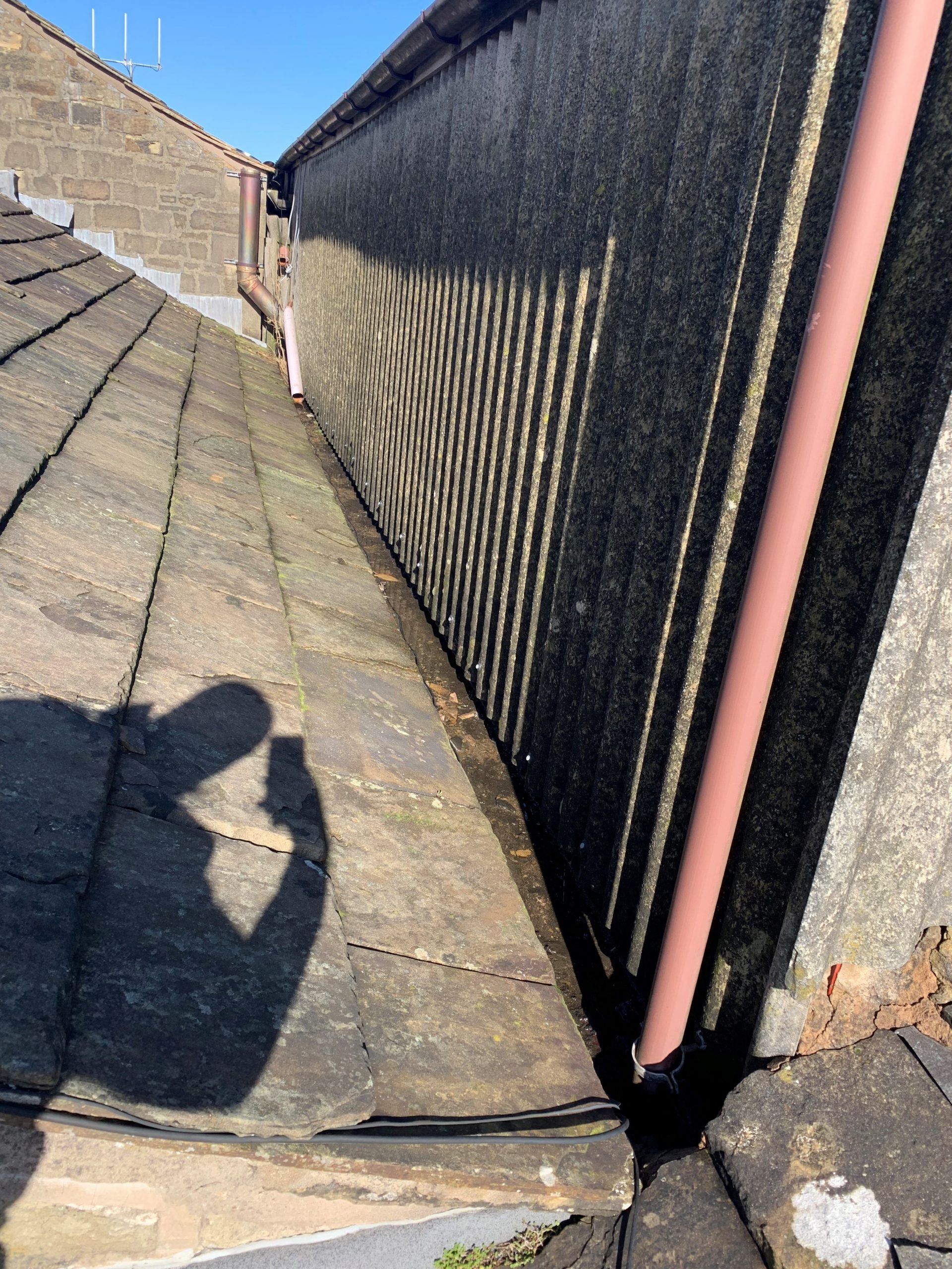 Asbestos Gutter Repair for Commercial Client ...